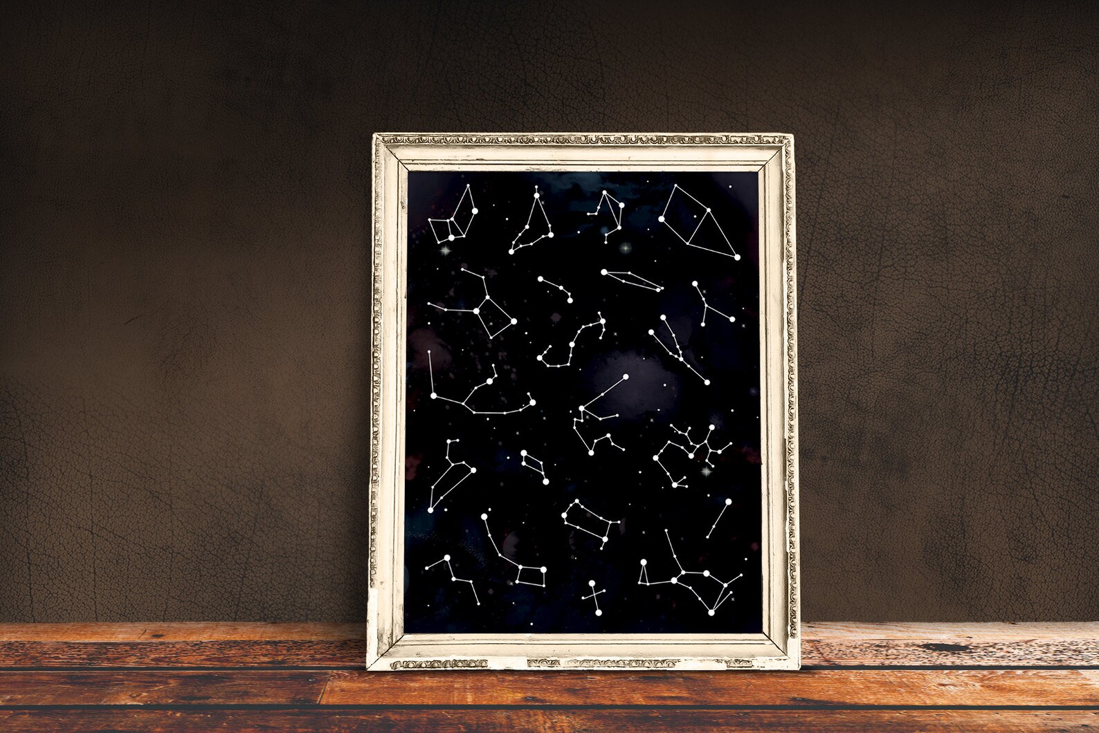 Star Map Poster Star Chart Constellation Poster Galaxy - Etsy