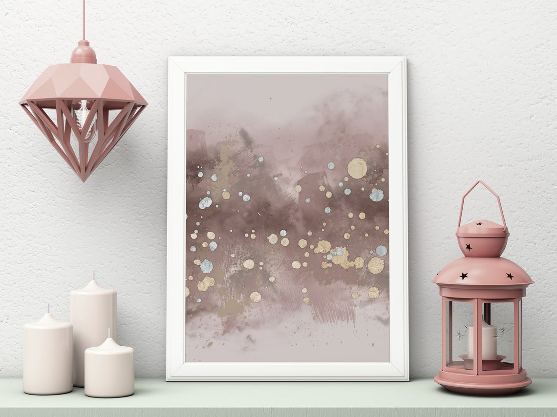 Rose Gold Poster Rose Gold Art Rose Gold Wall Art Art - Etsy