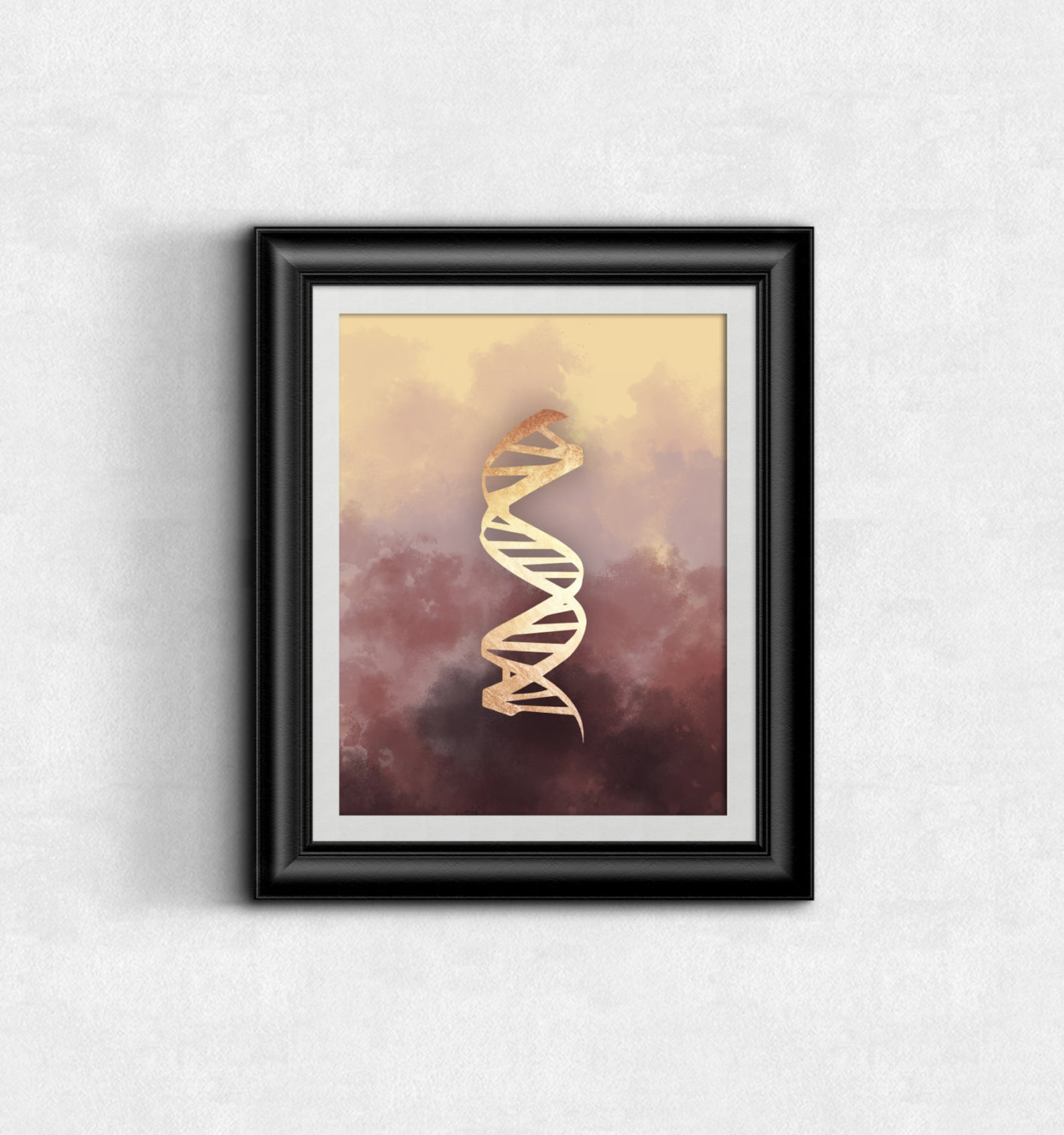 Instant Download DNA Molecule Art Print DNA Art DNA Poster - Etsy