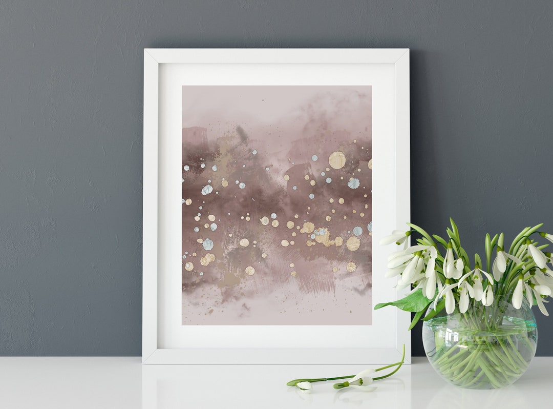 Rose Gold Poster Rose Gold Art Rose Gold Wall Art Art - Etsy