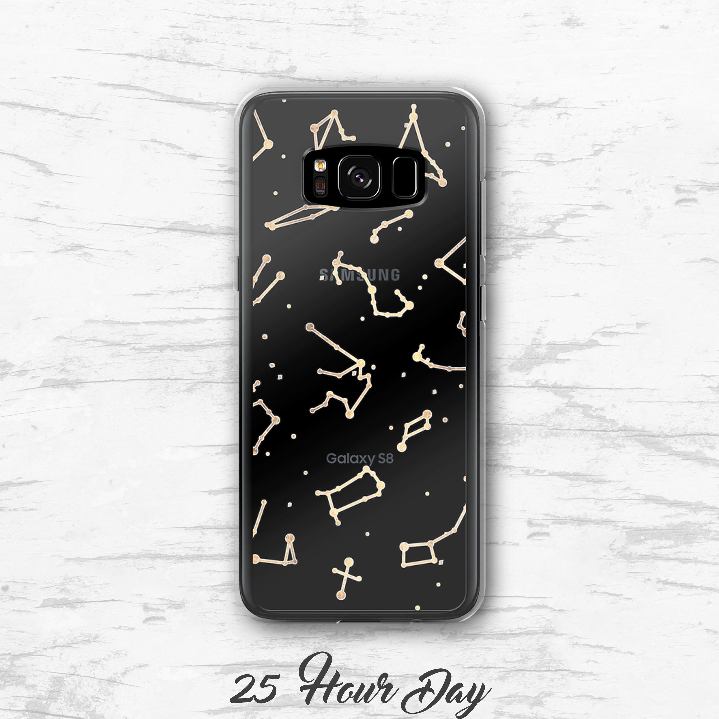 Gold Constellation Phone Case, Astrology Case, iPhone Case, Clear Case ...