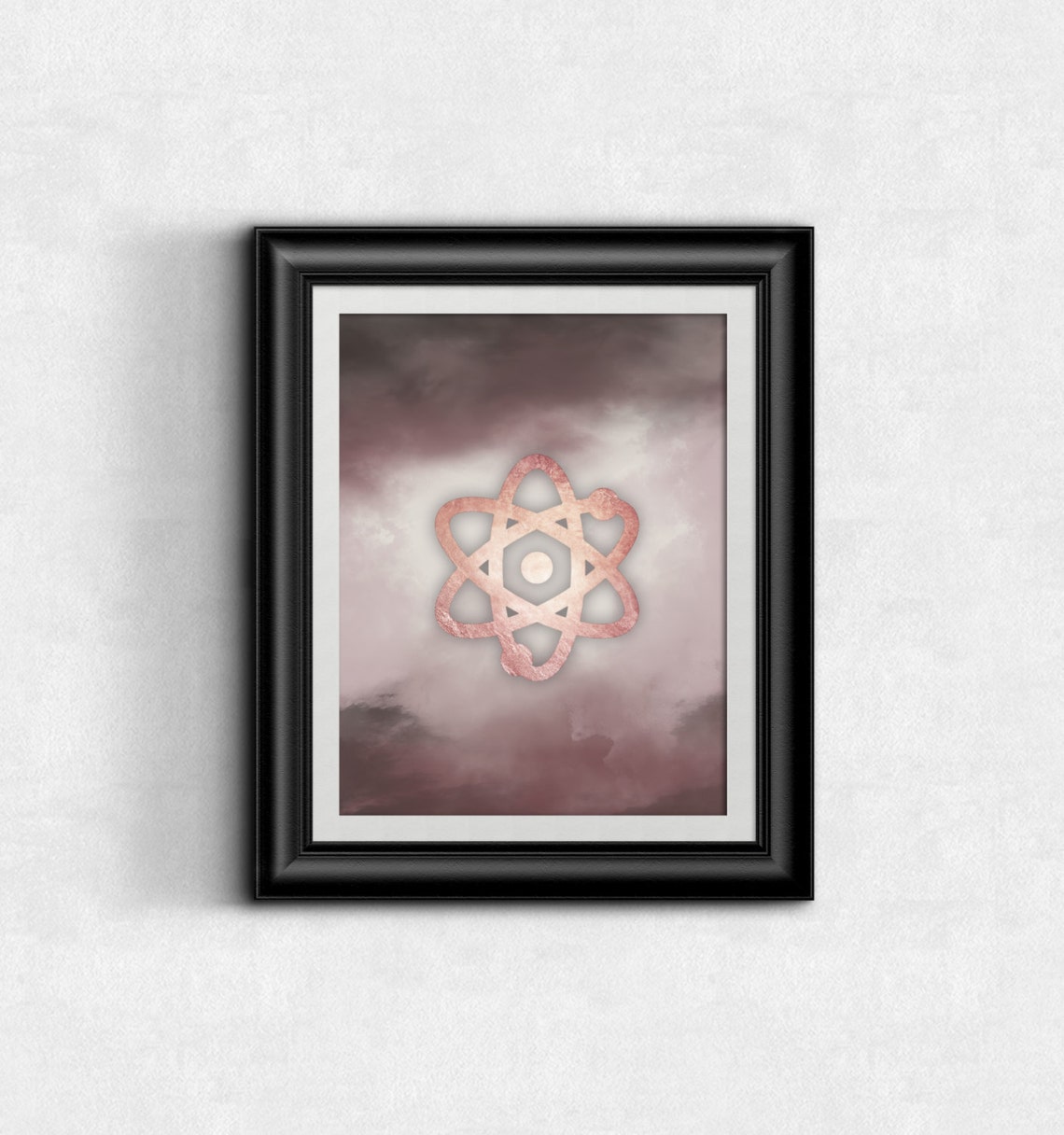 Instant Download Atom Symbol Art Print Science Art Print - Etsy