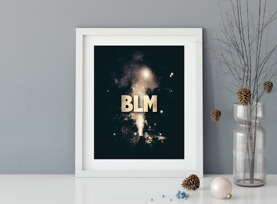 Black Lives Matter Poster BLM Wall Art BLM Poster Art | Etsy