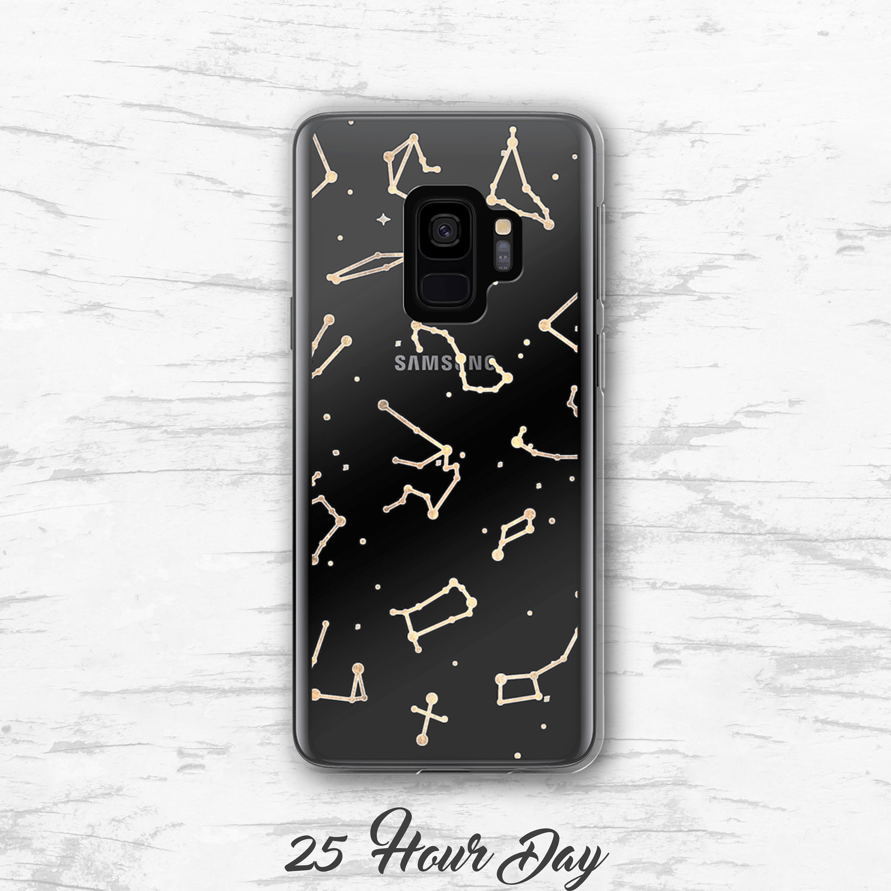 Gold Constellation Phone Case, Astrology Case, iPhone Case, Clear Case ...