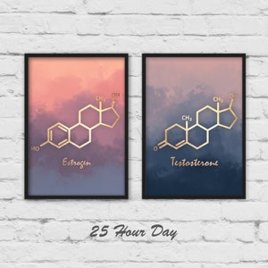 Testosterone Molecule Poster, Testosterone Art Print, Chemistry Poster ...
