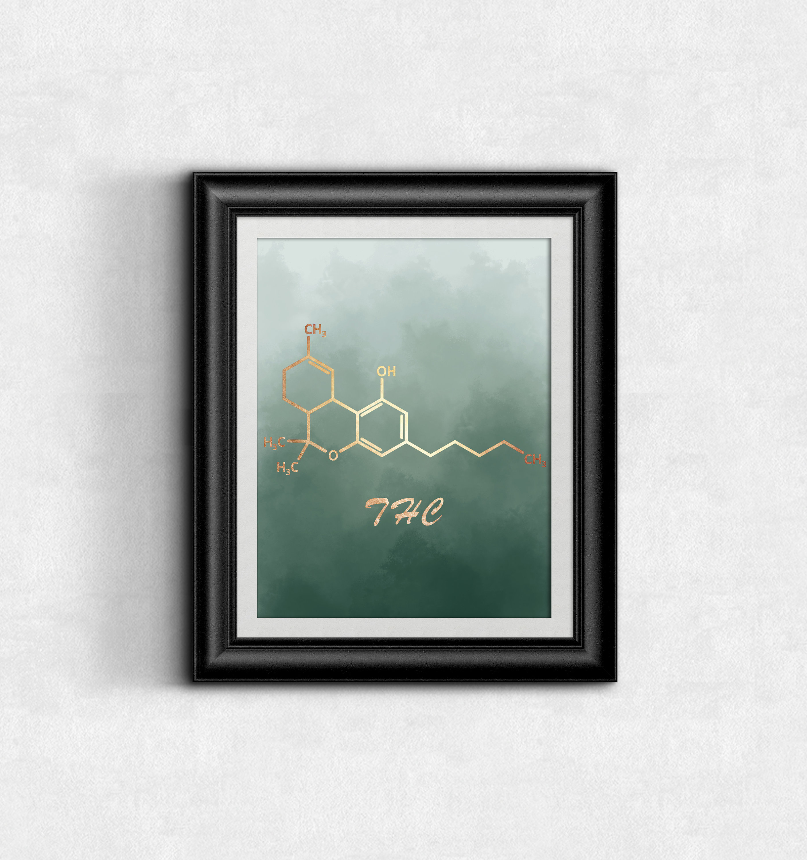 Thc Molecule Art