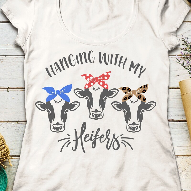 Hanging With My Heifers Svg - Etsy