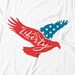 Patriotic Eagle Svg4th of July Svgamerican Flag Svgamerican - Etsy