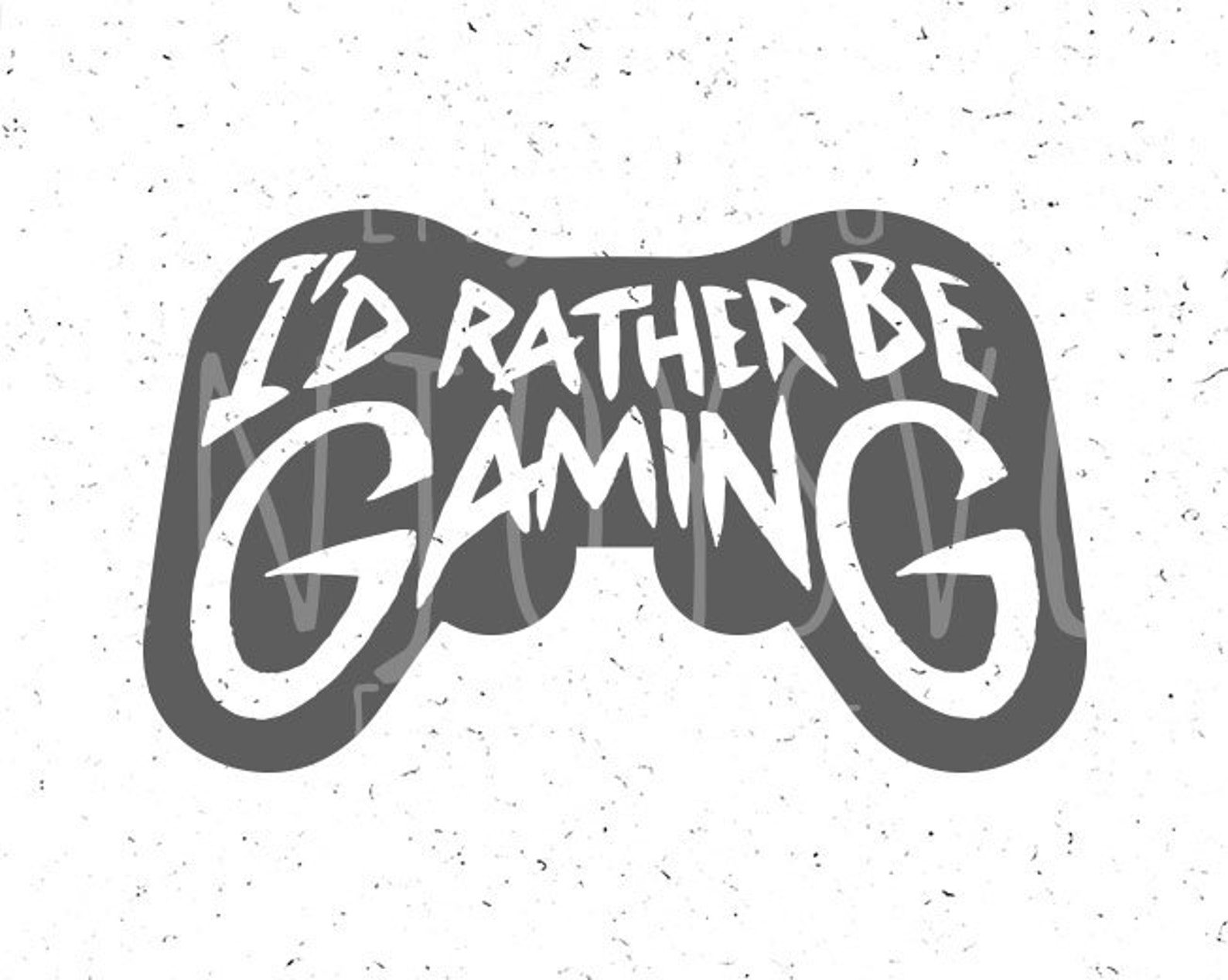 I'd Rather Be Gaming Svg File Game Svg Gaming Svg Funny | Etsy