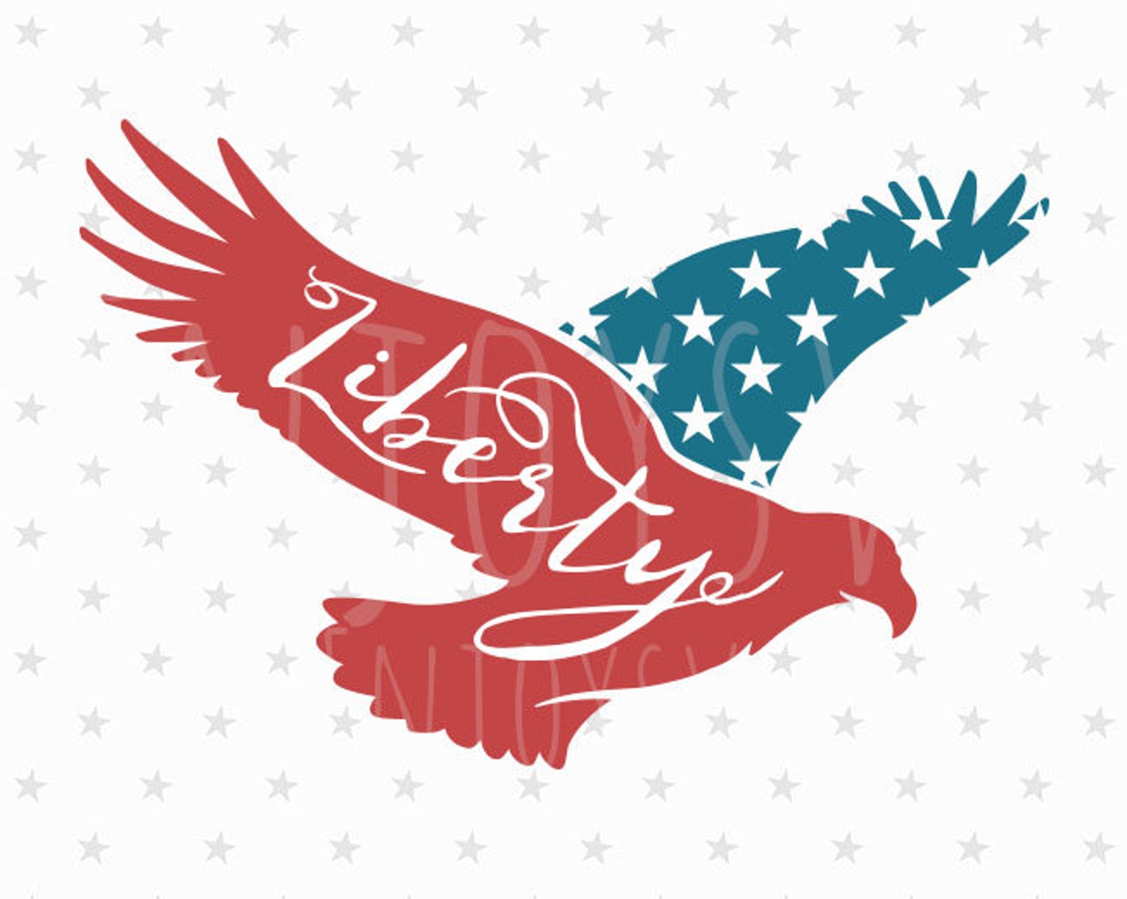 Patriotic Eagle Svg4th of July Svgamerican Flag Svgamerican | Etsy