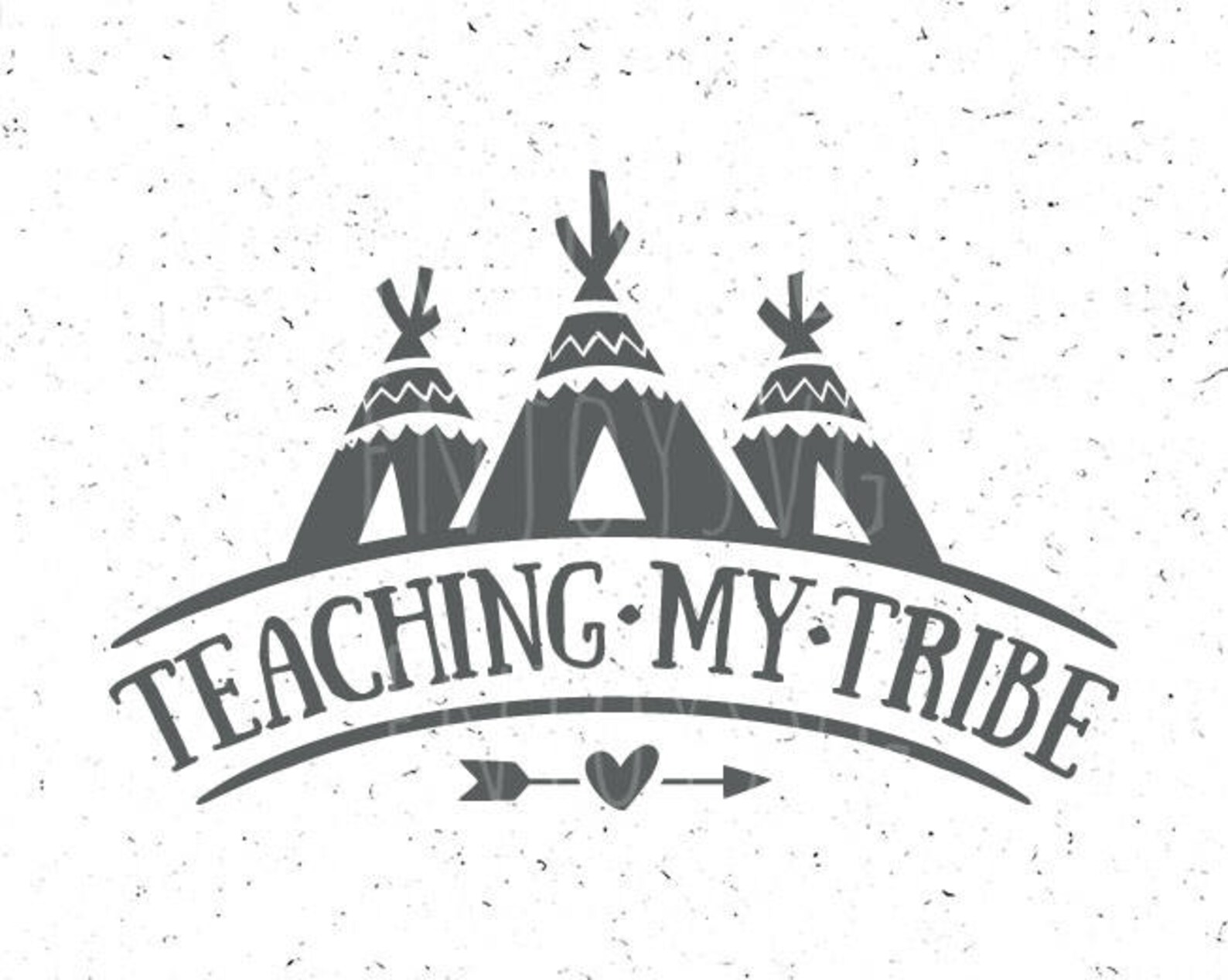 Teaching My Tribe Svg Teacher Svg Teacher Tribe Svg - Etsy