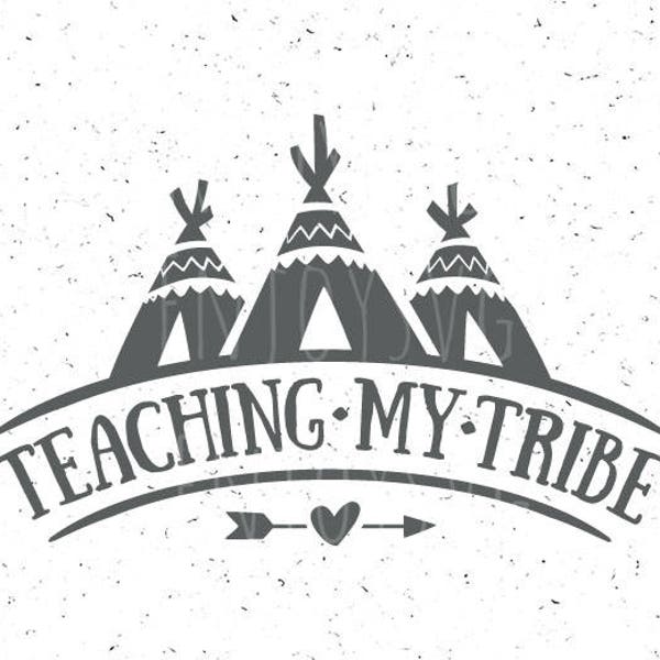 Teacher Tribe Svg - Etsy