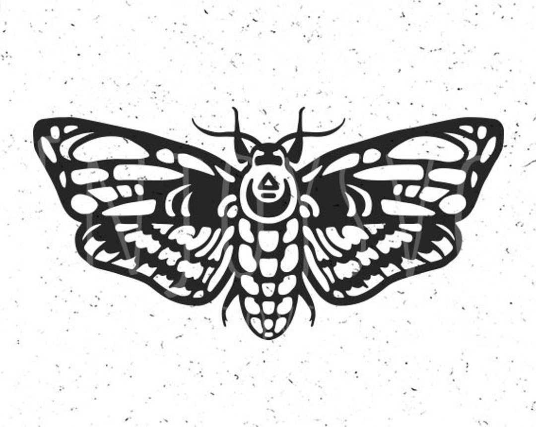Moth Svg, Moth Svg File, Spirit Moth Svg,moths Cut File,halloween Svg ...