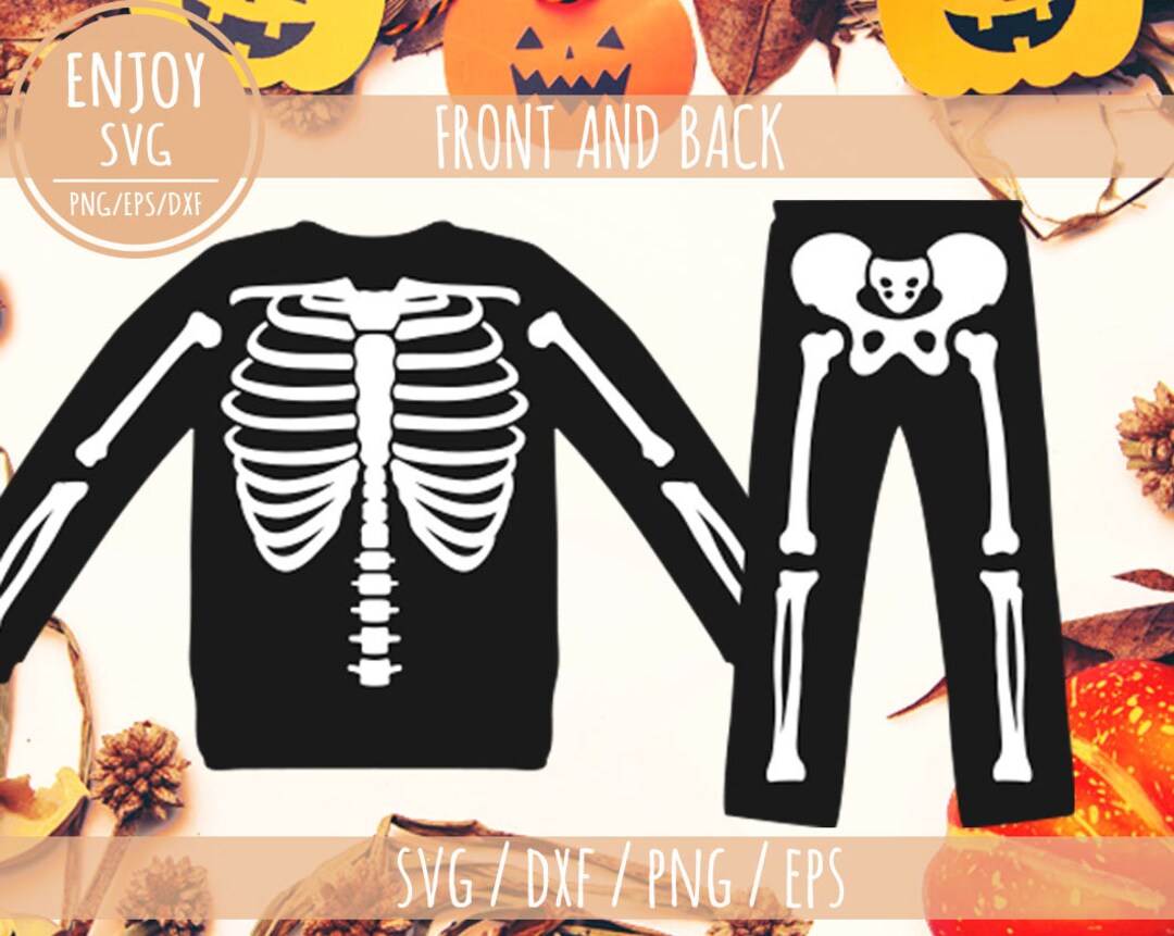 Halloween Skeleton Costume Svg, Halloween Costume Svg, Skeleton Costume ...