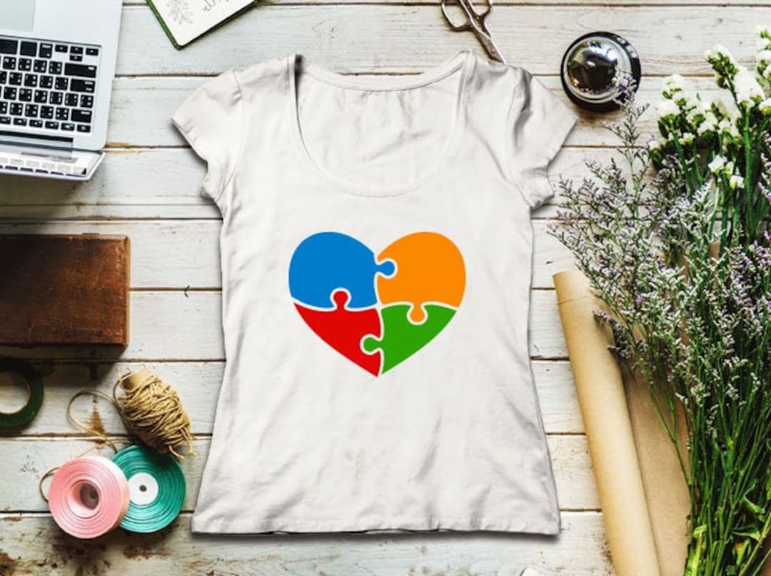 AutismO SVG, AutismO Corazón Puzzle SVG, SVG Autista, Autismo corazón ...