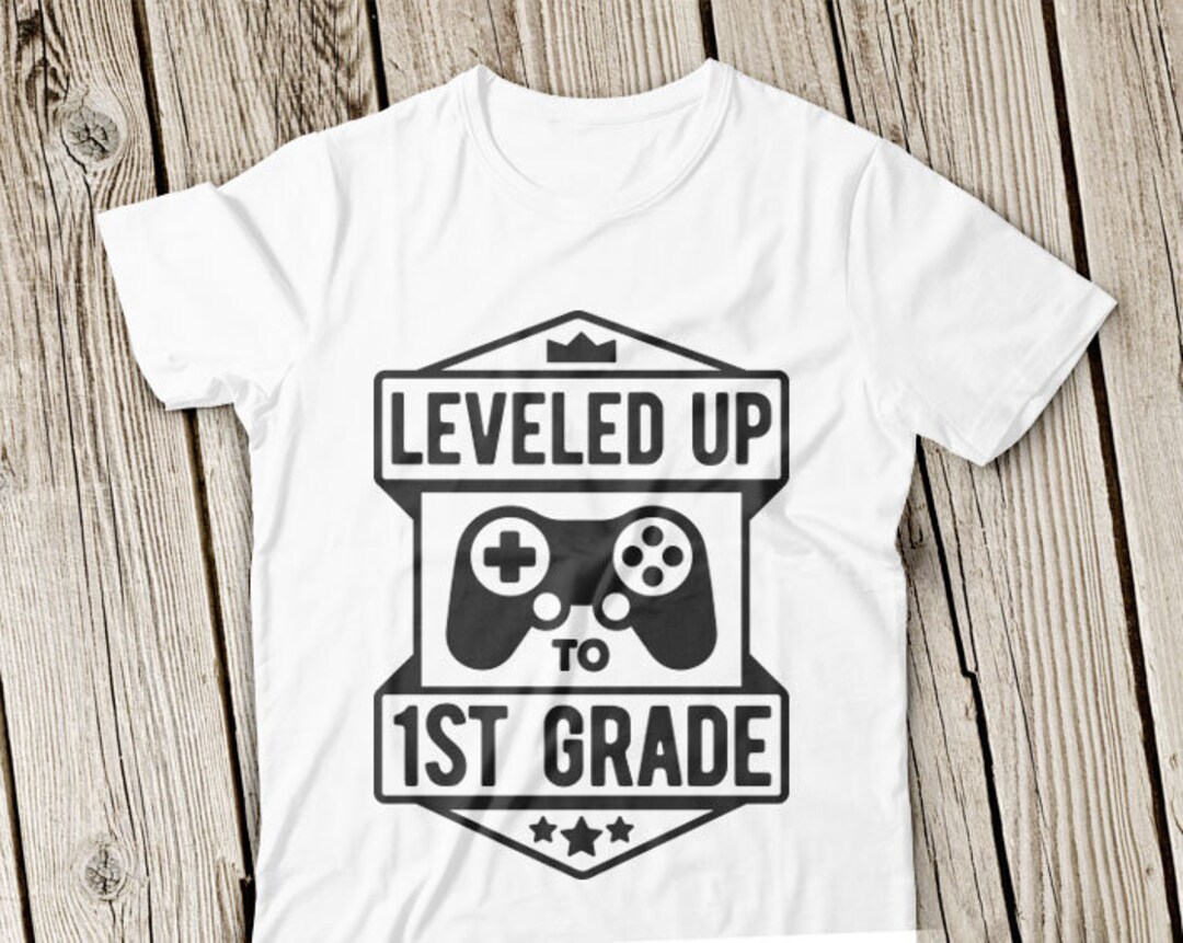 Leveled up First Grade Svg First Grade Svg Leveled up Svg - Etsy