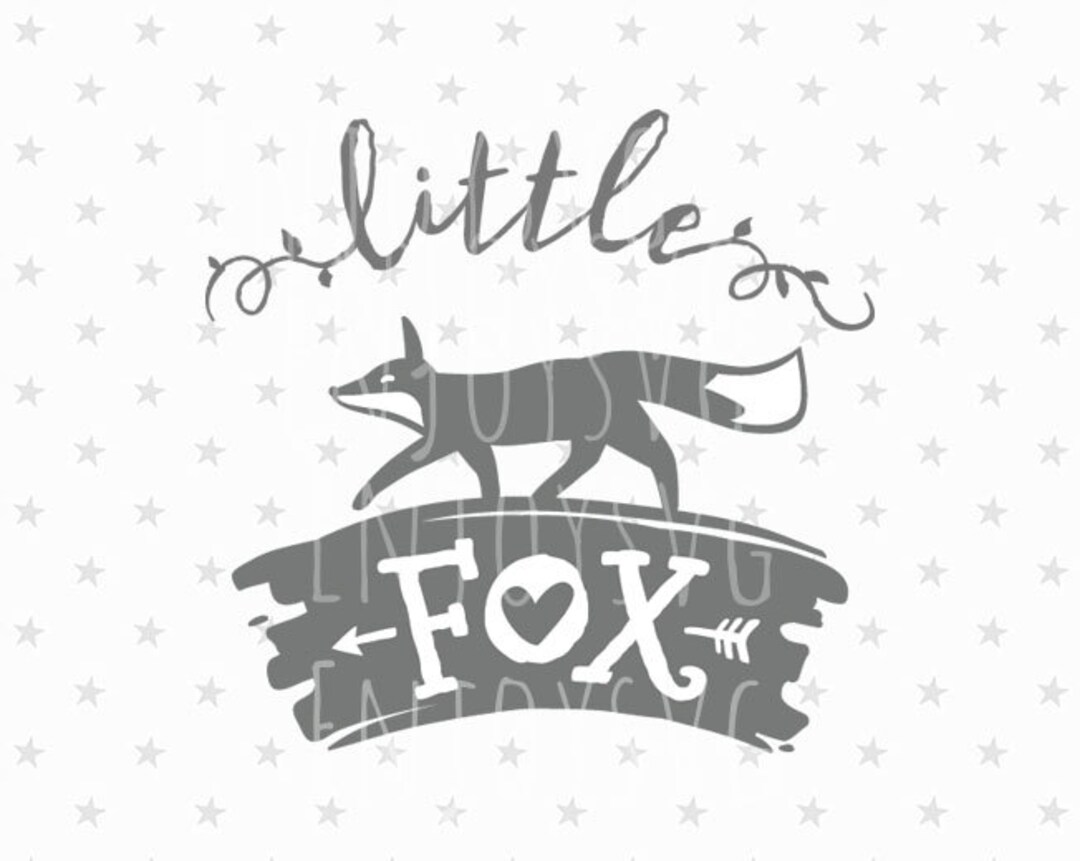 Little Fox SVG File Little Fox Svg Baby Svg File Baby Fox Svg - Etsy