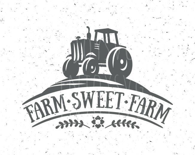 Farm Svg Farm Sweet Farm SVG Farmer Svg Tractor Svg Tractor | Etsy