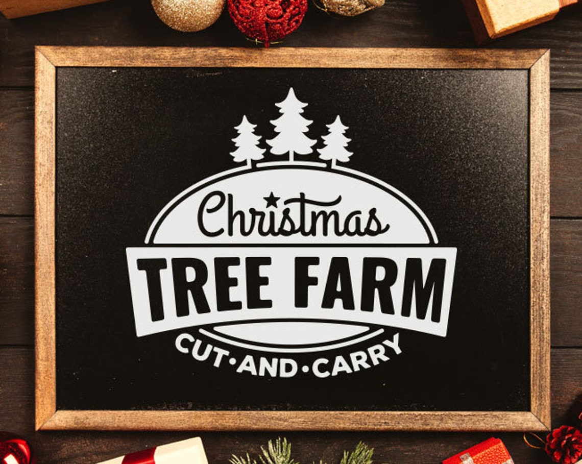 Christmas Tree Farm SVG Christmas Tree Farm Svg - Etsy
