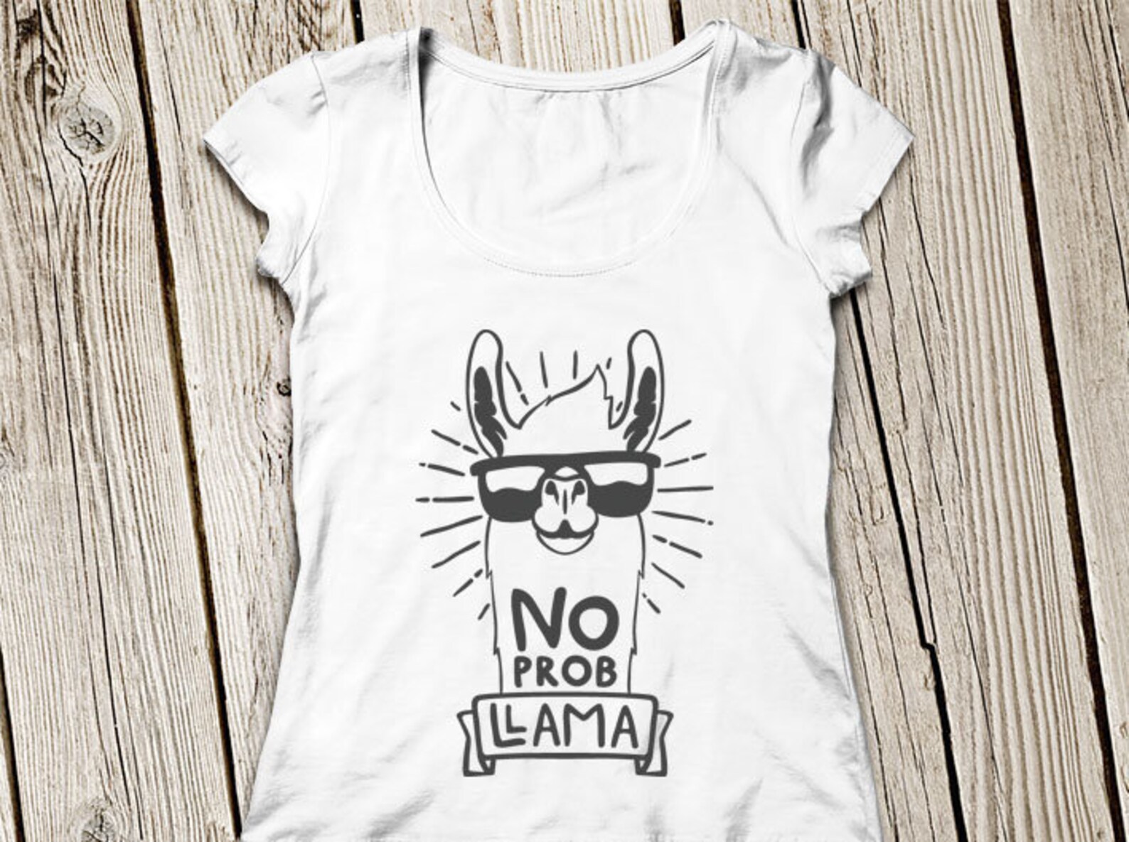 Llama Svg No Problem Llama Svg Funny Svg No Prob Llama Svg - Etsy