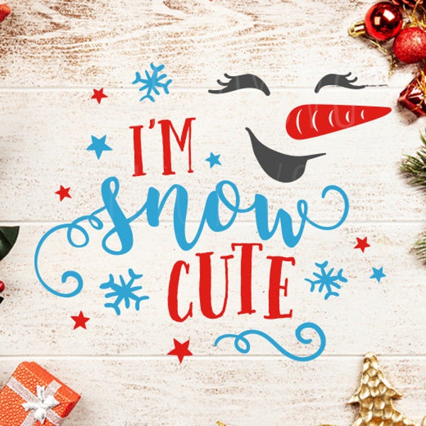 Snow Girl Face Svg - Etsy