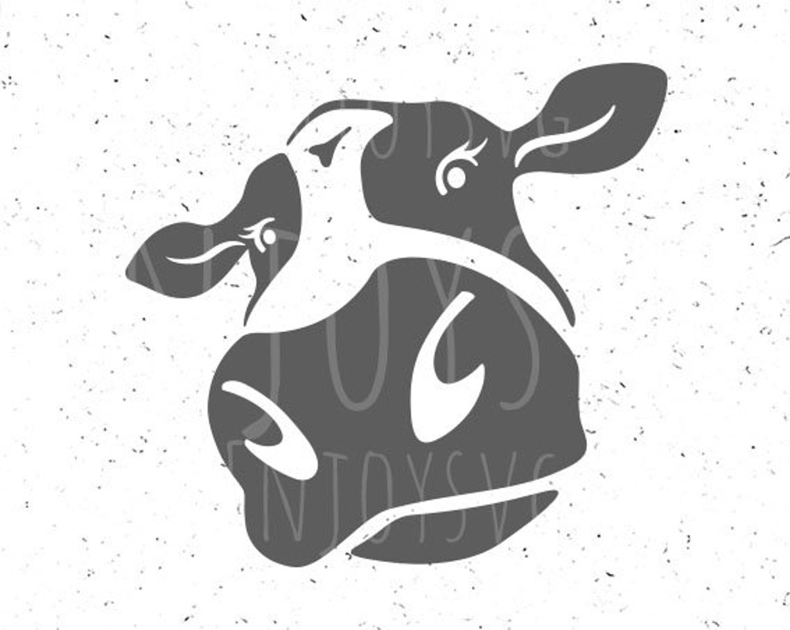 Heifer SVG Cow Svg Farm Svg Country Svg Funny Cow Head Svg Cut - Etsy
