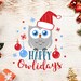 Happy Holidays Svg Happy Owlidays Svg Happy Christmas SVG Owl Svg File ...