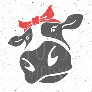 Bandana Heifer SVG Cow Bandana Svg Bandanna Cow Svg Cow Bandana Svg ...