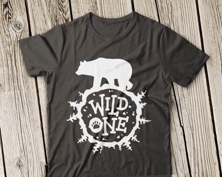 Wild One SVG Baby Bear Svg Wild One Svg Files Baby Birthday - Etsy