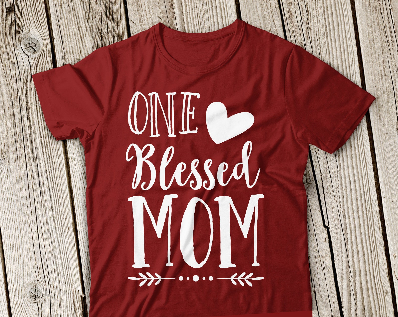 One Blessed Mom Svg Blessed Mom SVG the Best Mom Svg Best - Etsy