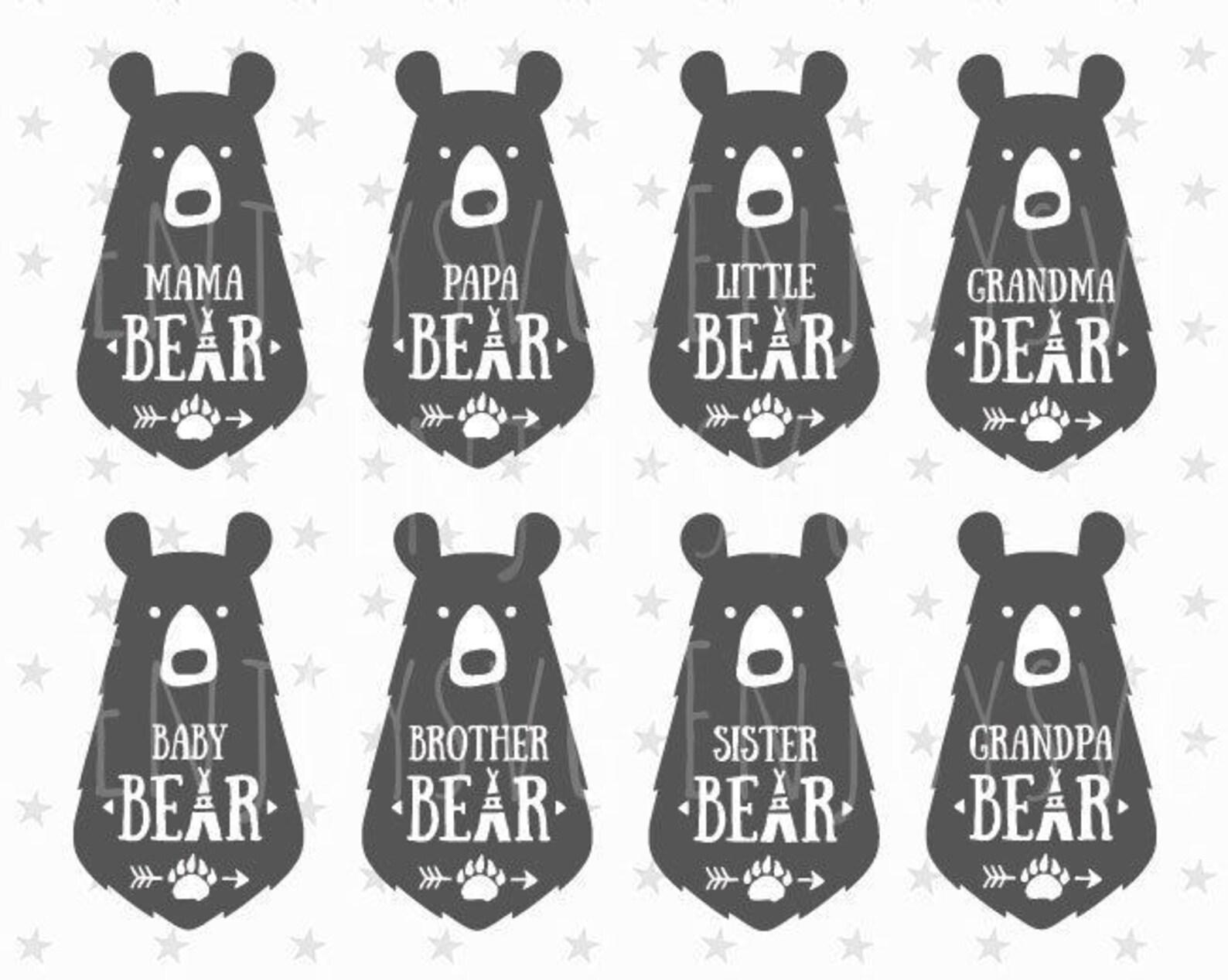 Bear SVG Bear Family Svg Bundle Bear Family Svg Bear Svg | Etsy