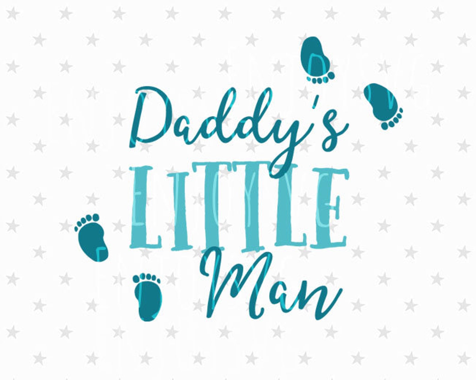 Daddy's Little Man Svg Baby Boy Svg Baby Svg File - Etsy
