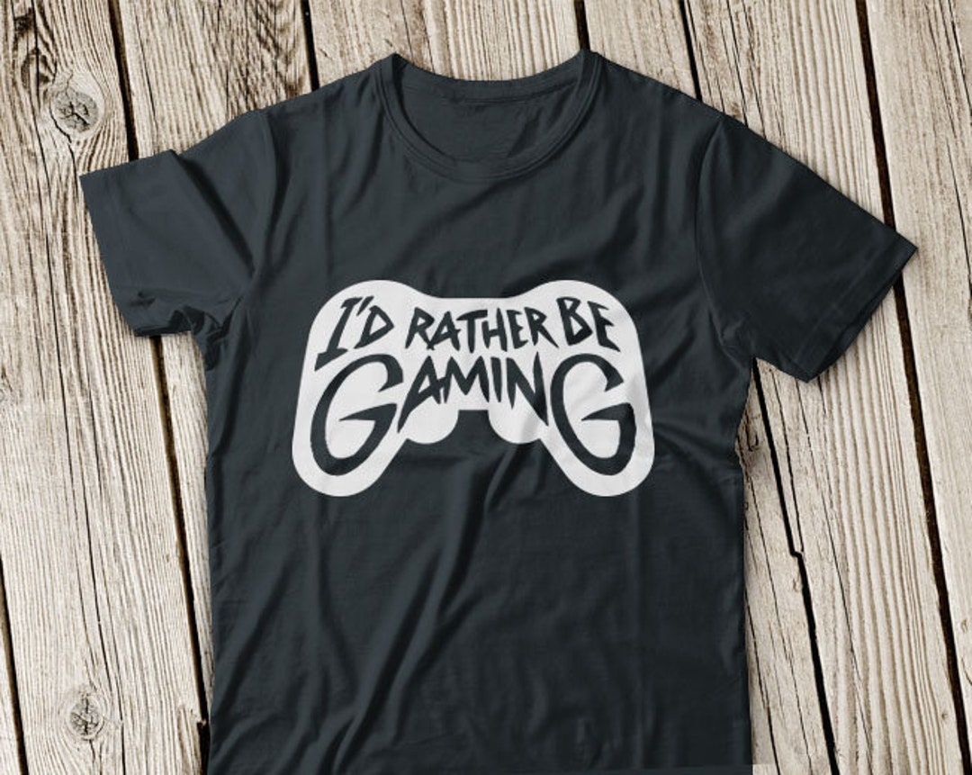 I'd Rather Be Gaming Svg File, Game Svg, Gaming Svg, Funny Gamer Svg ...