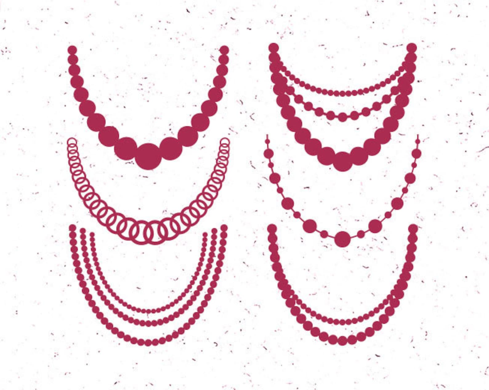 Necklaces Svg Pearl Necklaces Svg Baby Necklace SVG Pearl - Etsy