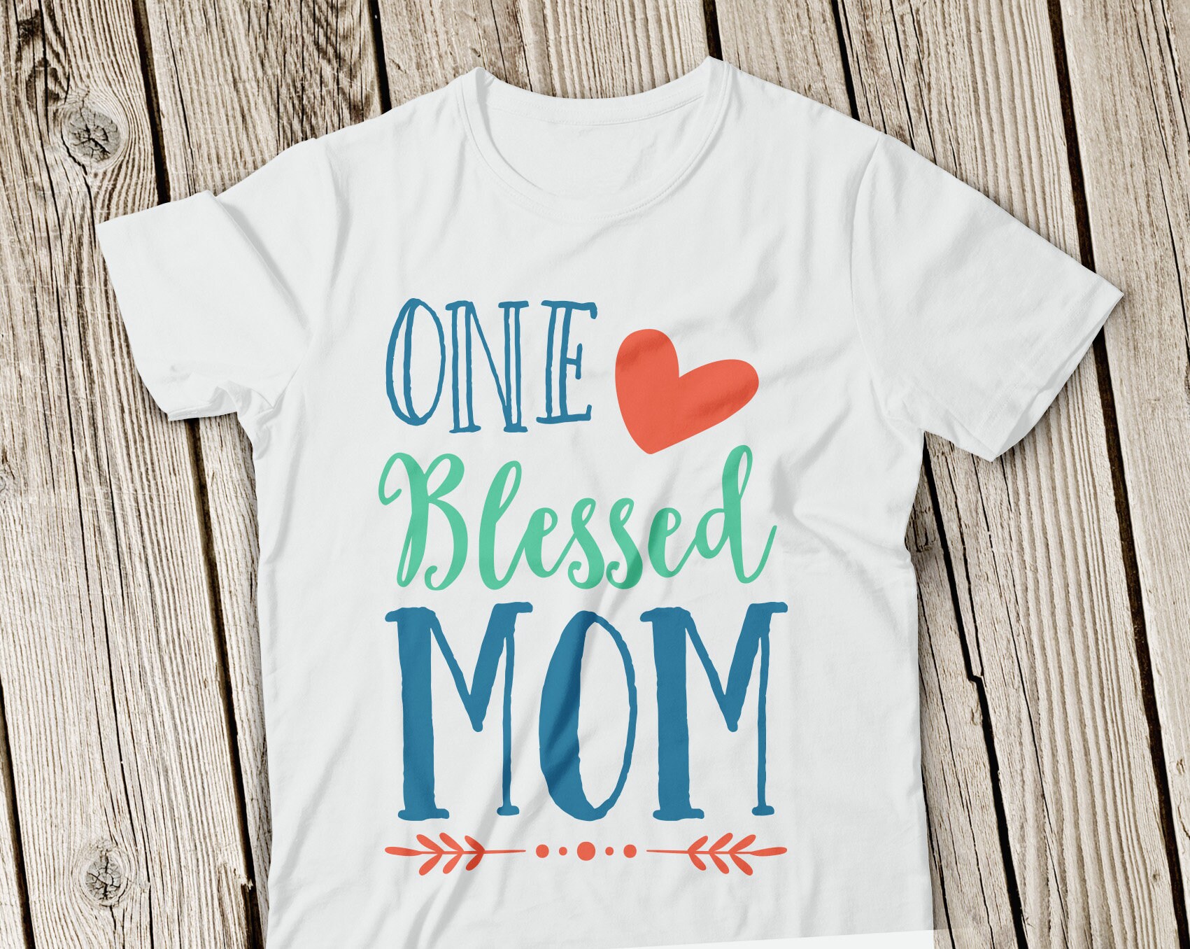 One Blessed Mom Svg Blessed Mom SVG the Best Mom Svg Best - Etsy