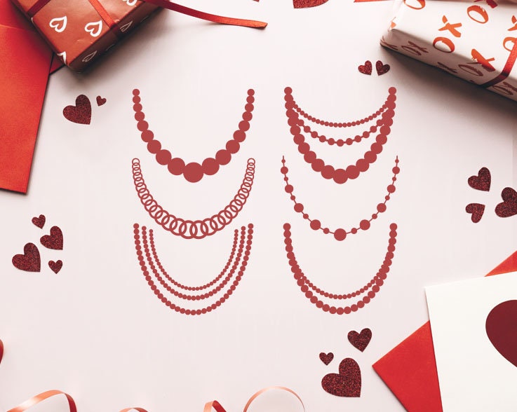 Necklaces Svg Pearl Necklaces Svg Baby Necklace SVG Pearl - Etsy