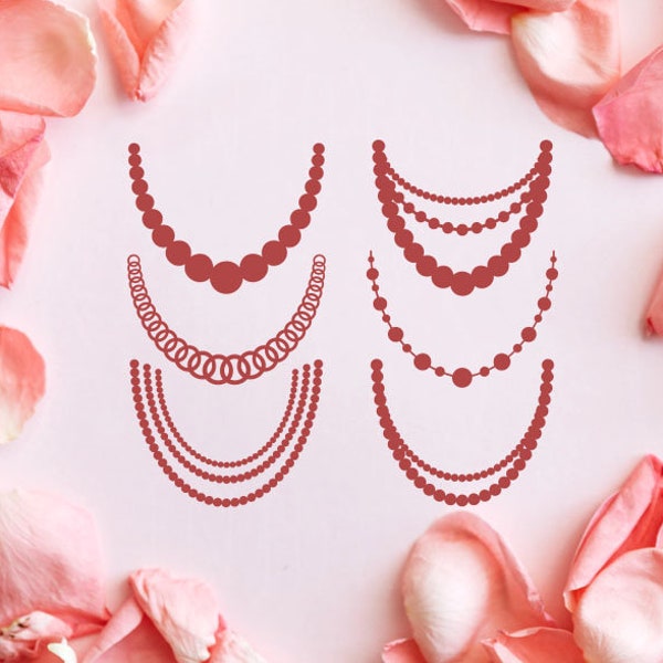 Necklace Svg - Etsy