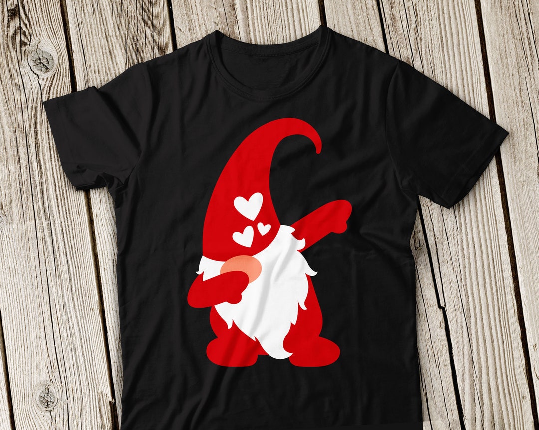 Dabbing Valentine Gnome Svg, Dabbing Gnome Svg, Dab Valentine Gnome Svg ...