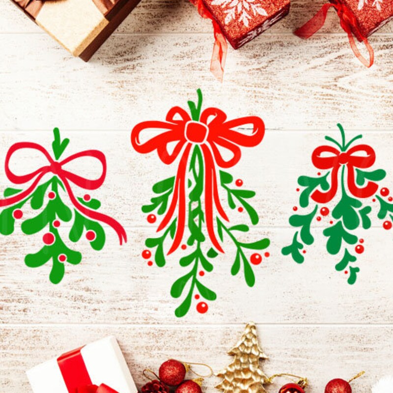 Mistletoe Svg - Etsy