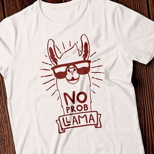 Llama Svg No Problem Llama Svg Funny Svg No Prob Llama Svg Llama SVG ...