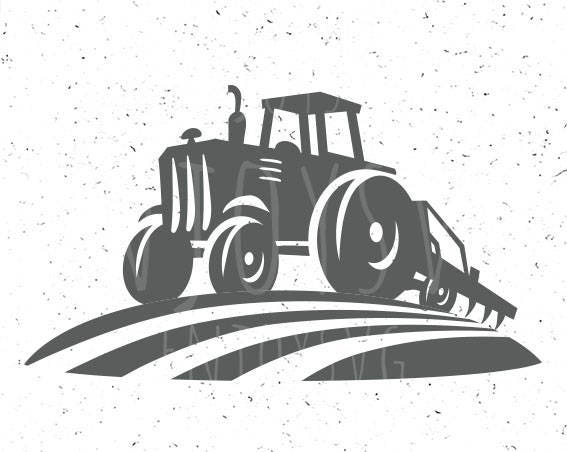 Farm SVG Tractor Svg Farm Tractor Svg Farm Family Svg Farmer Svg File ...