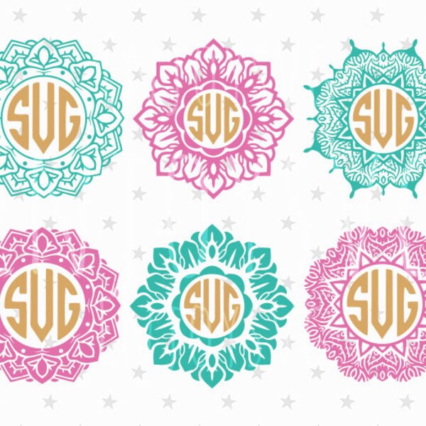 Flower Monogram - Etsy