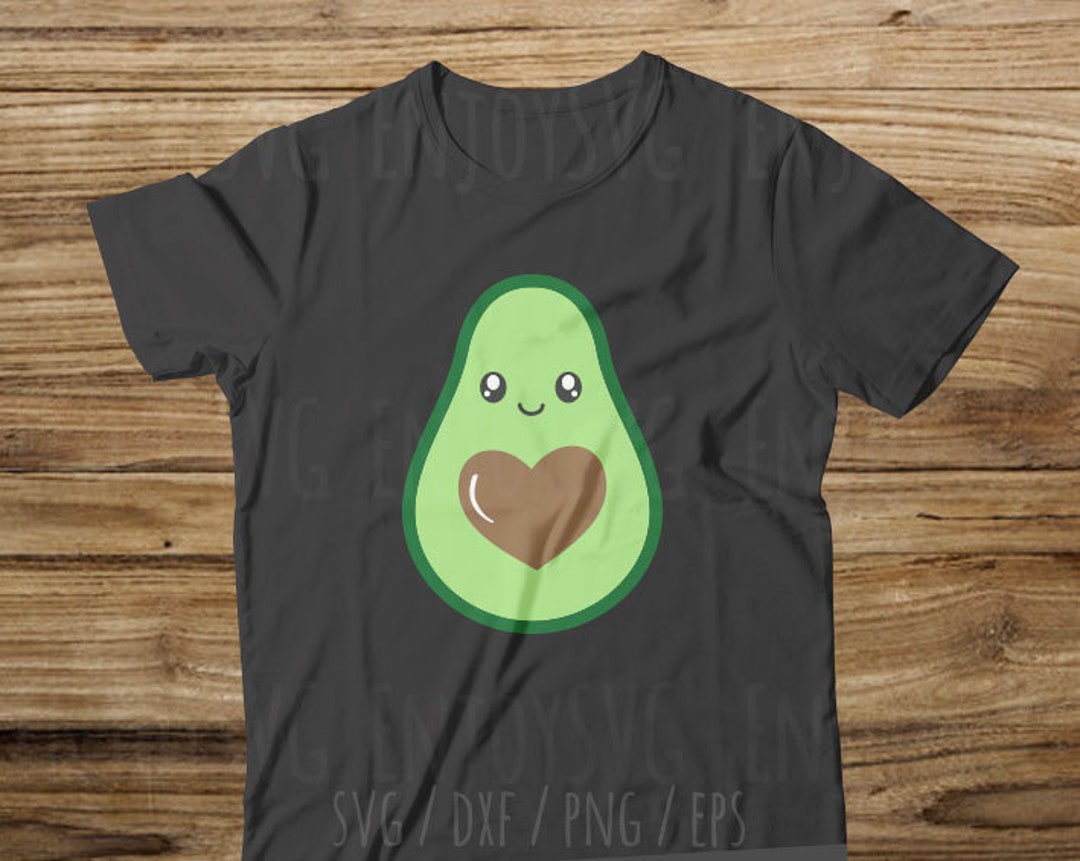 Aguacate svg, Avocado Heart Seed svg, valentine avocado svg, Heart ...