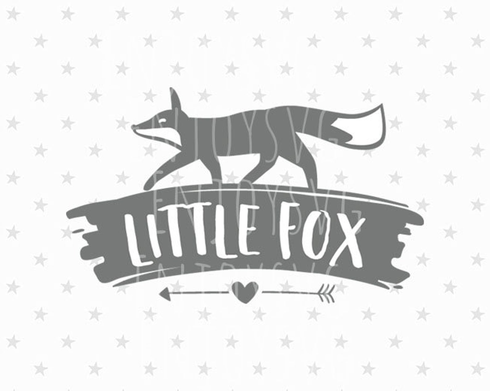 Little Fox SVG Little Fox Svg File Baby Svg File Baby Fox Svg | Etsy