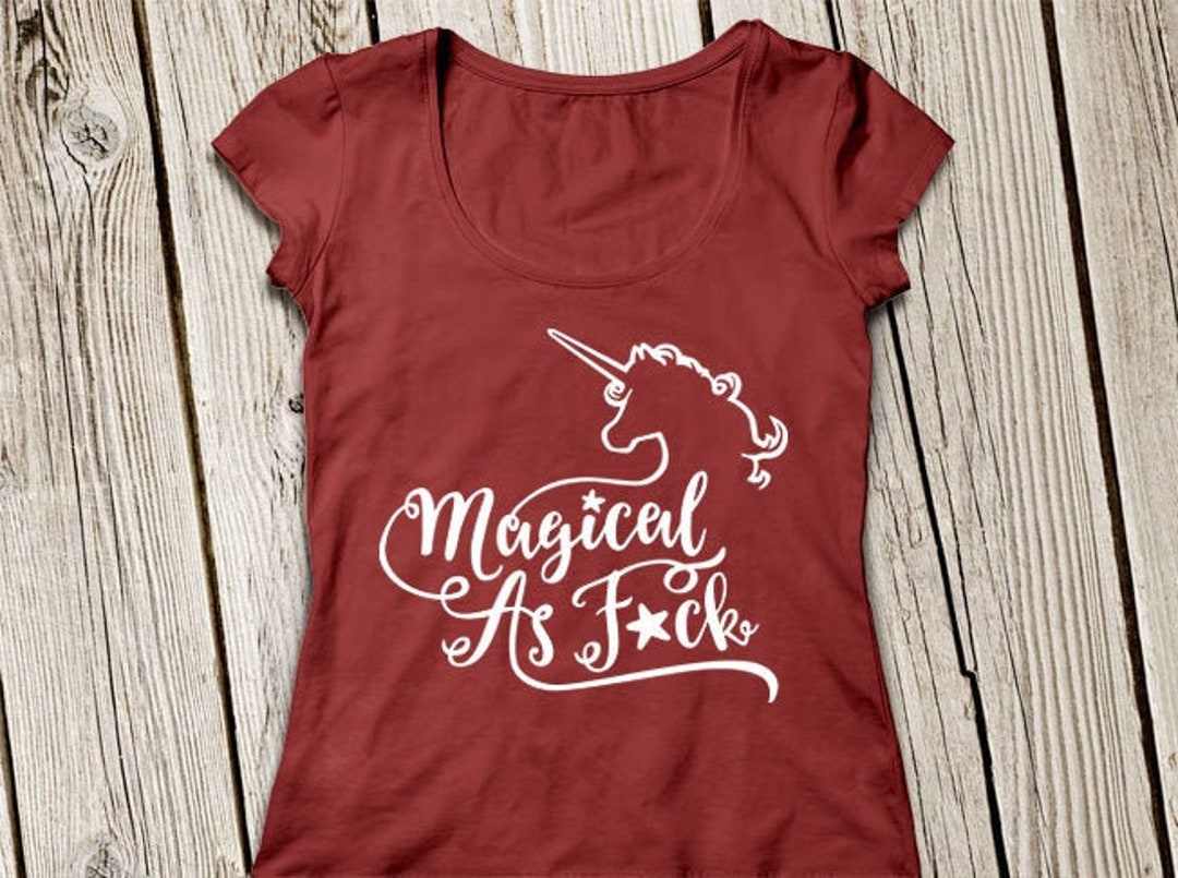 Unicorn Svg Magical as Fck Svg Magical AF Svg Magical AF - Etsy