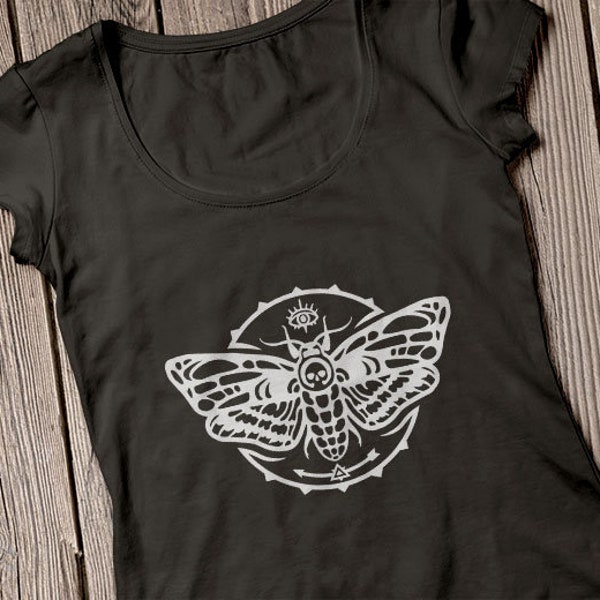 Gothic Moth Svg - Etsy