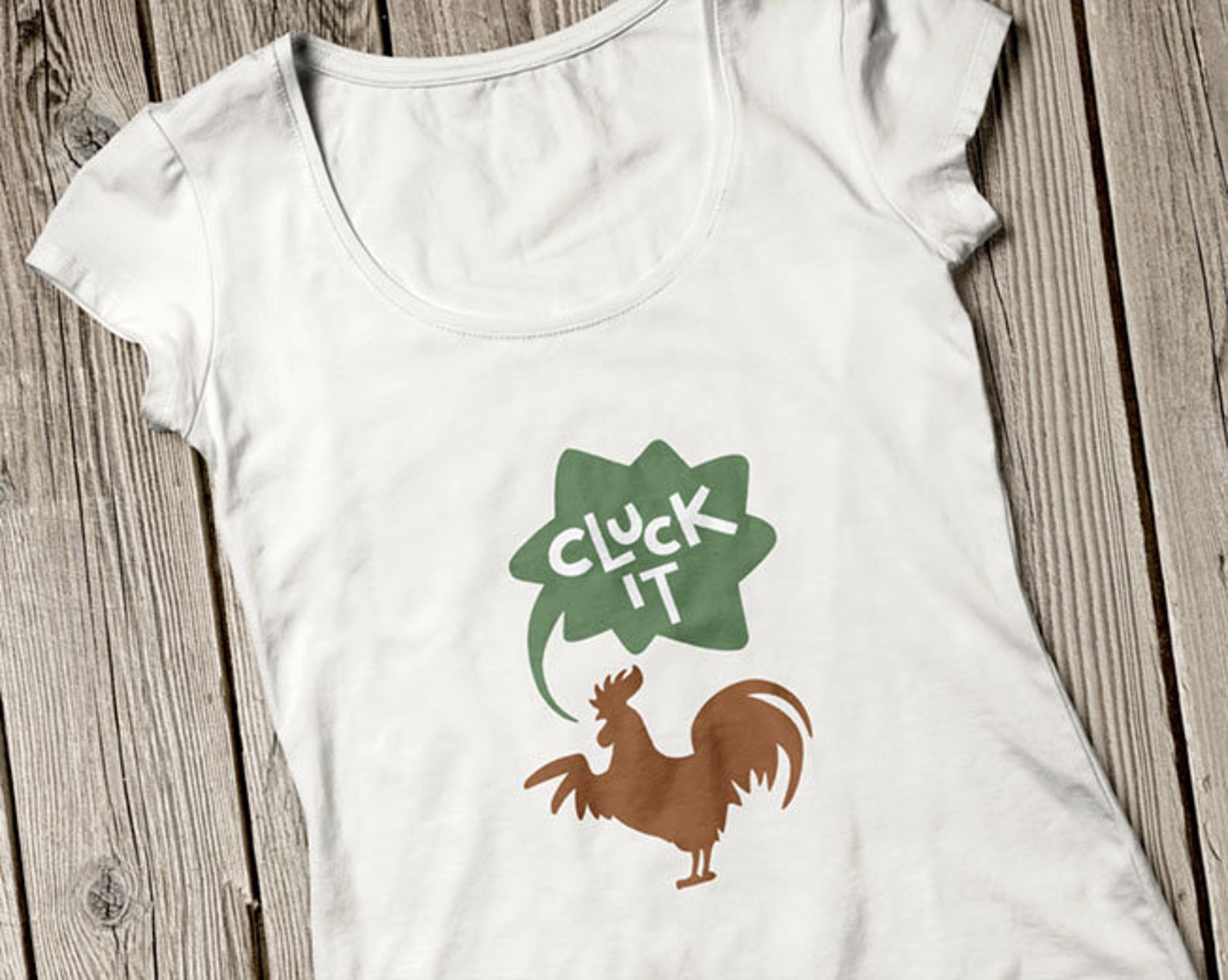 Cluck It SVG Rooster Svg Cluck It Svg File Funny Svg Farm Svg - Etsy