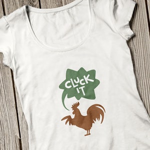 Cluck It SVG Rooster Svg Cluck It Svg File Funny Svg Farm Svg Rooster ...