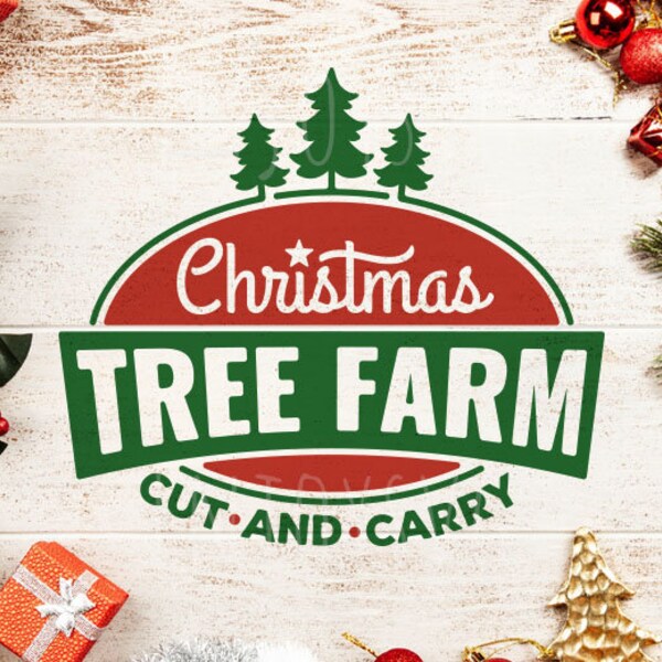 Christmas Tree Farm Svg - Etsy