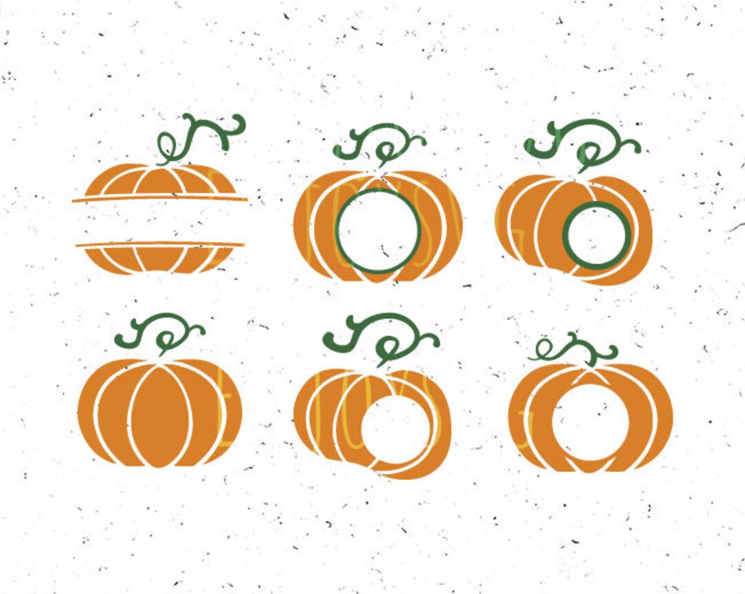 Pumpkin Monogram SVG, Pumpkin Monograms SVG, Pumpkin Svg, Monogram Svg ...
